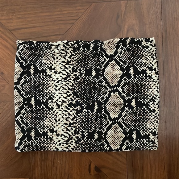 Subdued | Tops | Subdued Snakeskin Tube Top | Poshmark